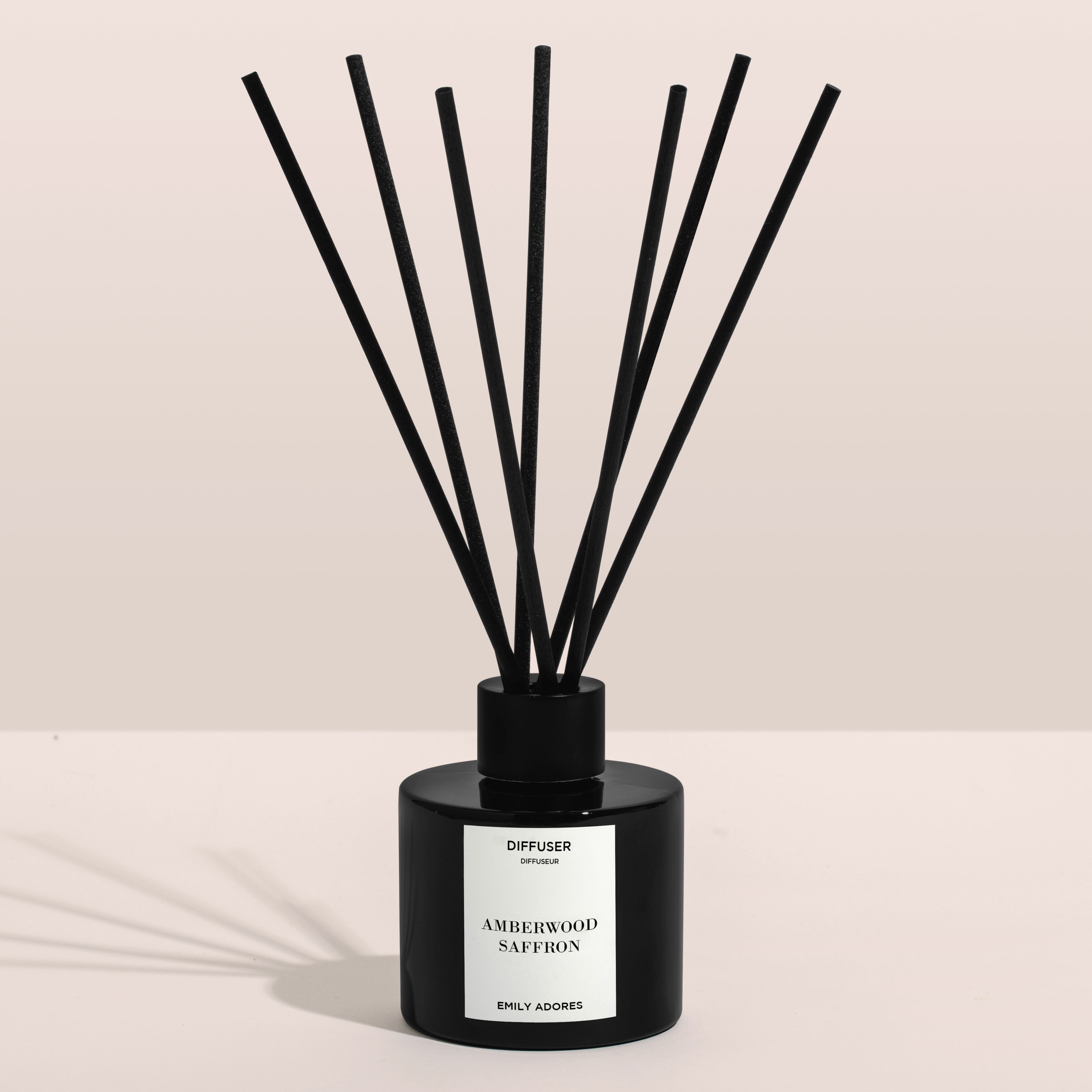 Amberwood & Saffron Reed Diffuser – Emily Adores
